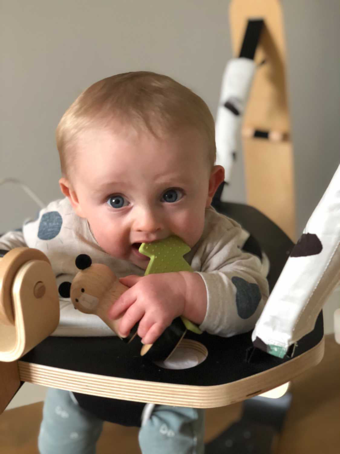 Rainbow Mountain Play Gym Hanging Baby Toys | Little Hoppa