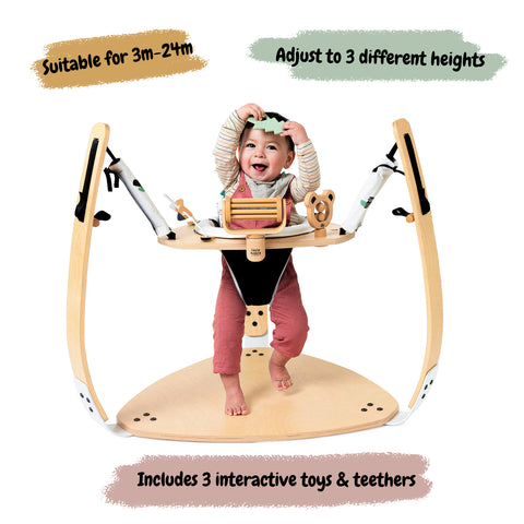 Wooden Baby Bouncer | Modern & Sustainable | Little Hoppa®